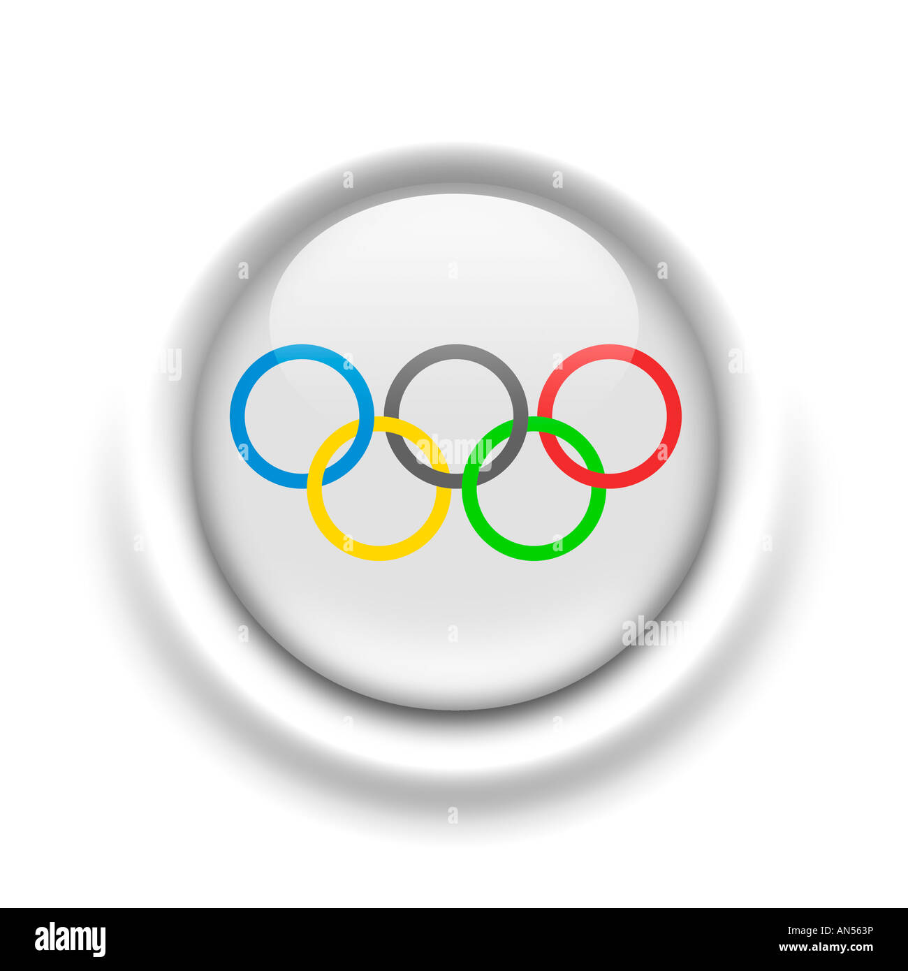 Olympic games Movement flag Stock Photo - Alamy