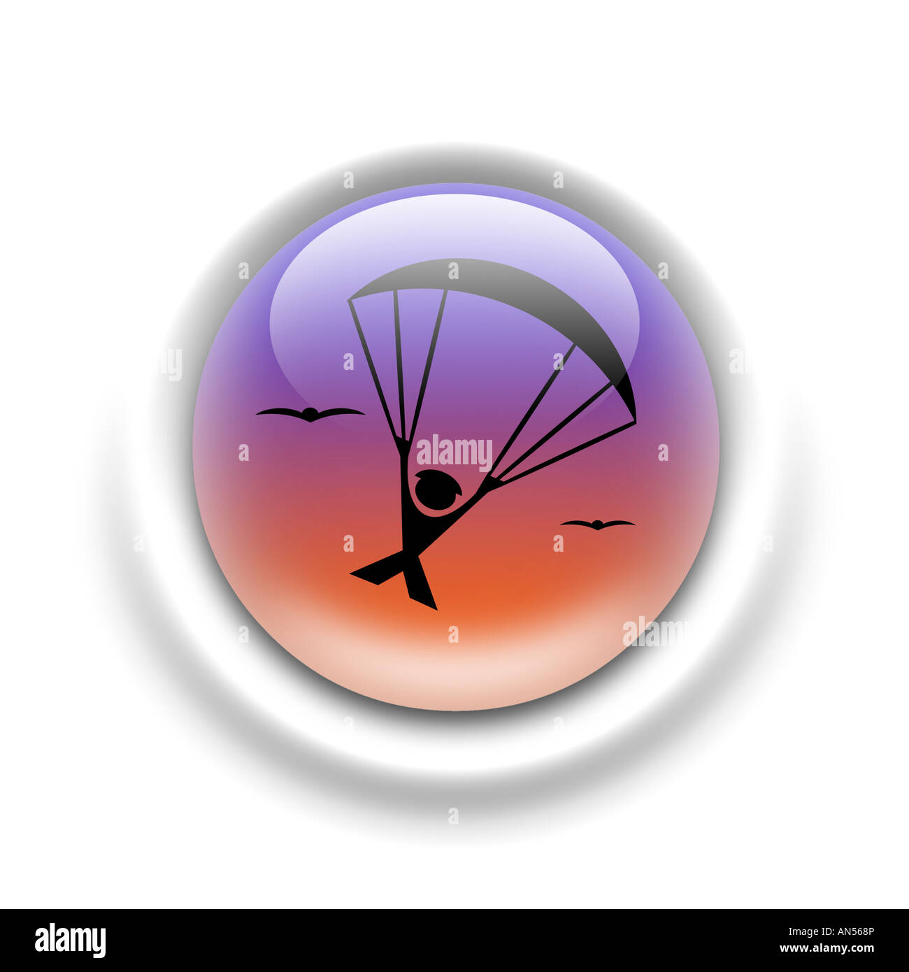 Falling Parachute Diagram