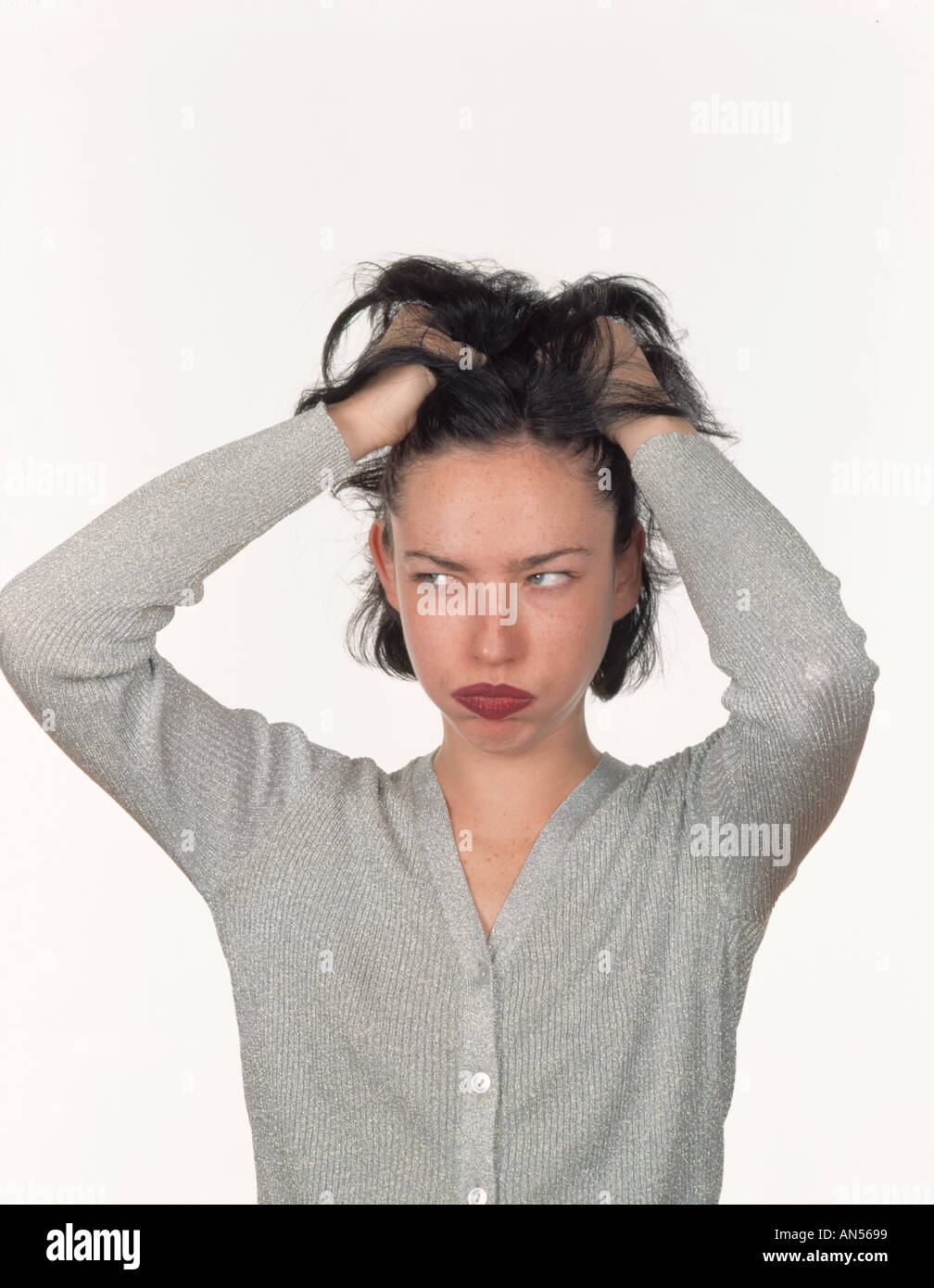 Pout big eyes hi-res stock photography and images - Alamy