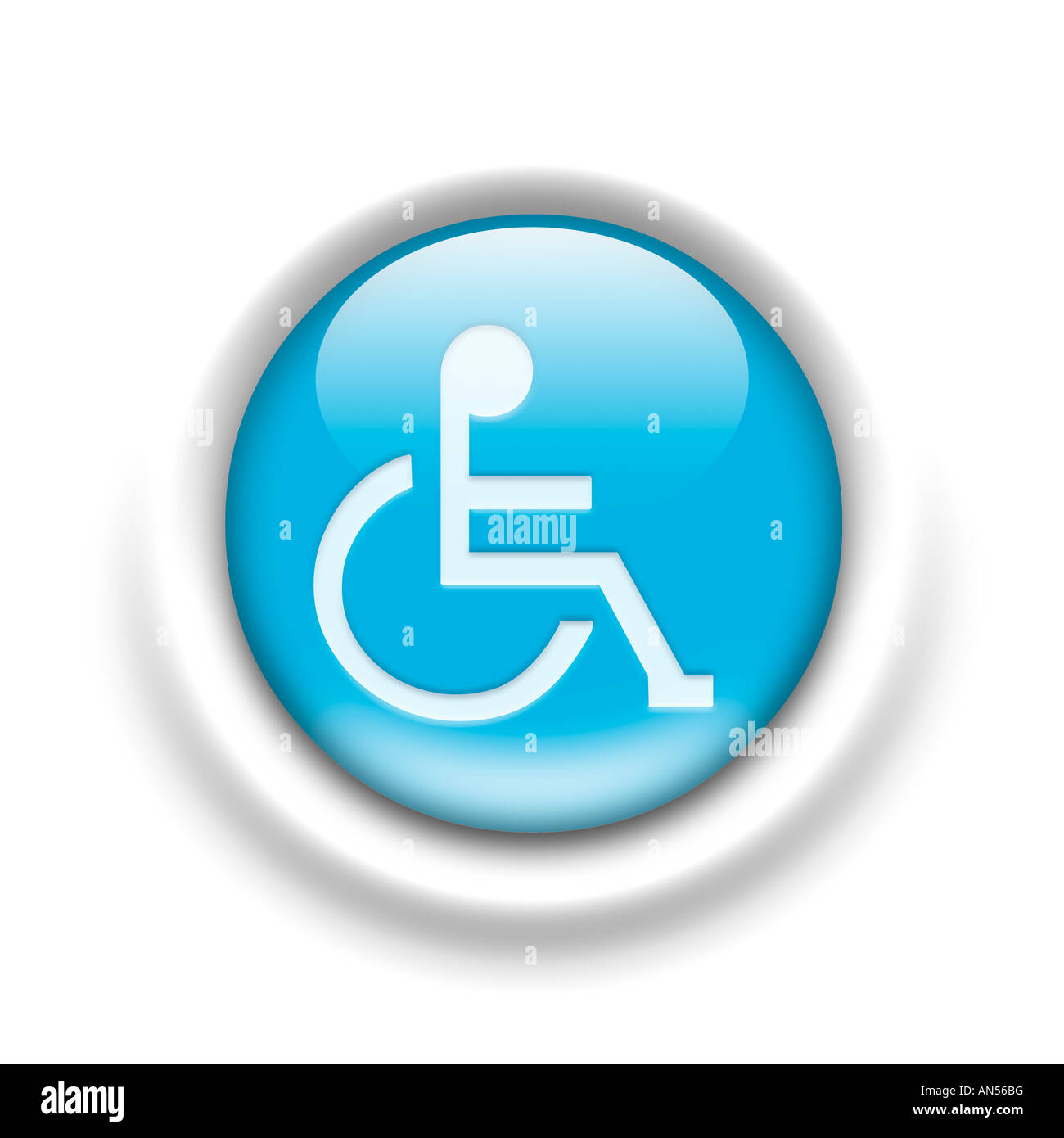 Handicapped symbol Cut Out Stock Images & Pictures - Alamy