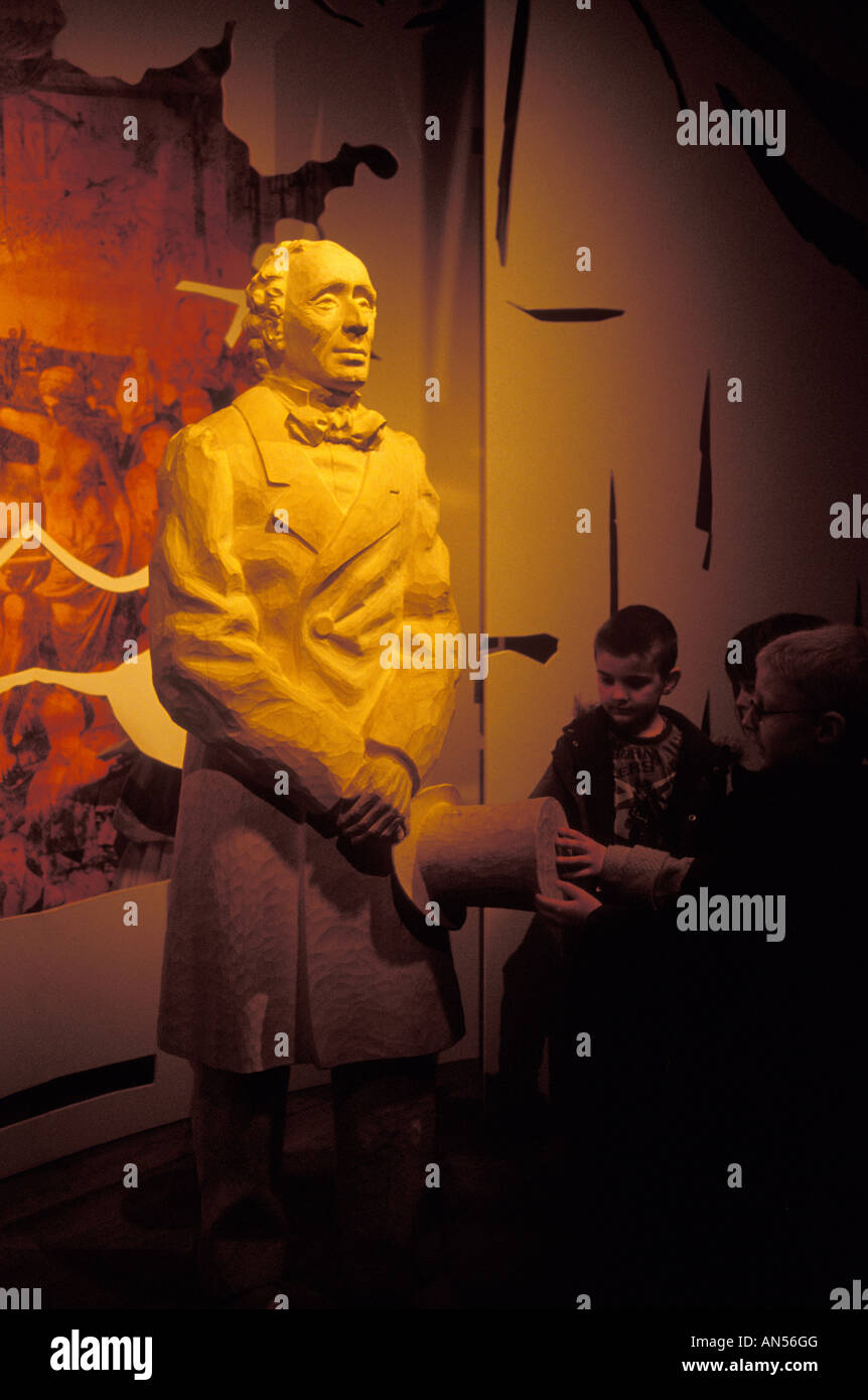 Hans Christian Andersen statue in H C Andersen Birthplace and Museum in ...