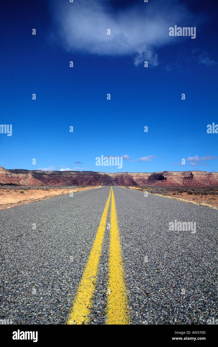 Road shot route 313 Utah USA Stock Photo - Alamy