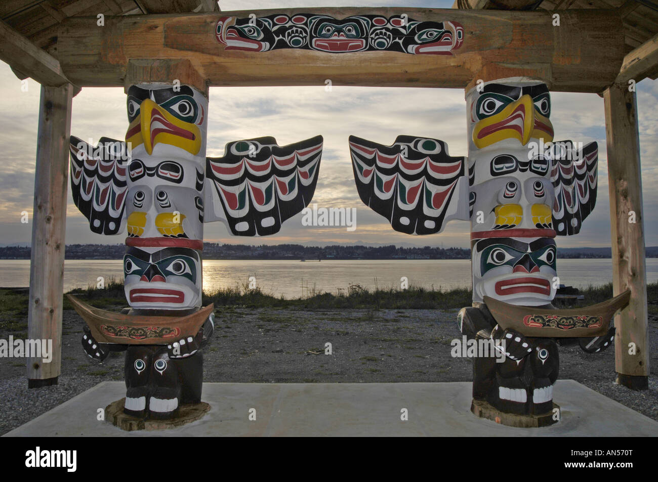 Cape Mudge Quadra Island Kwagiulth Cultural Centre Stock Photo - Alamy