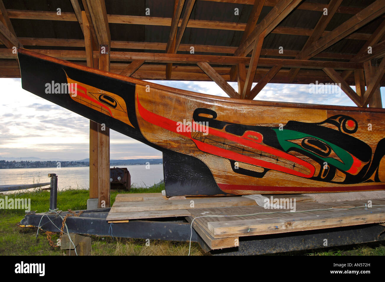 Cape Mudge Quadra Island Kwagiulth Cultural Centre Stock Photo - Alamy