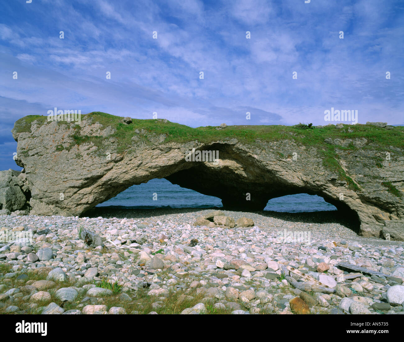 Sea Arch Sea Arches provincial Park Newfoundland Canada Stock Photo - Alamy