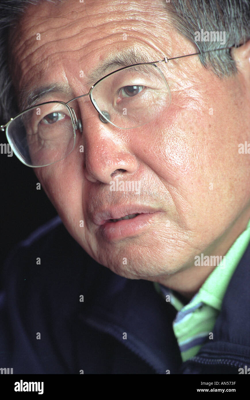 Alberto Fujimori ex President of Peru of Japanese origin Stock Photo ...