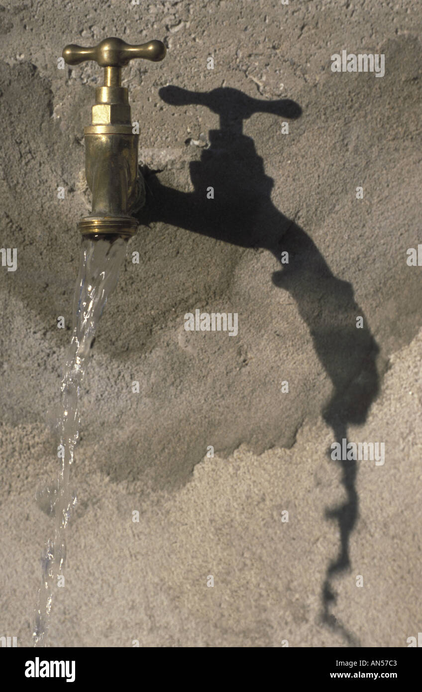 Faucet running water and shadows hi-res stock photography and images ...