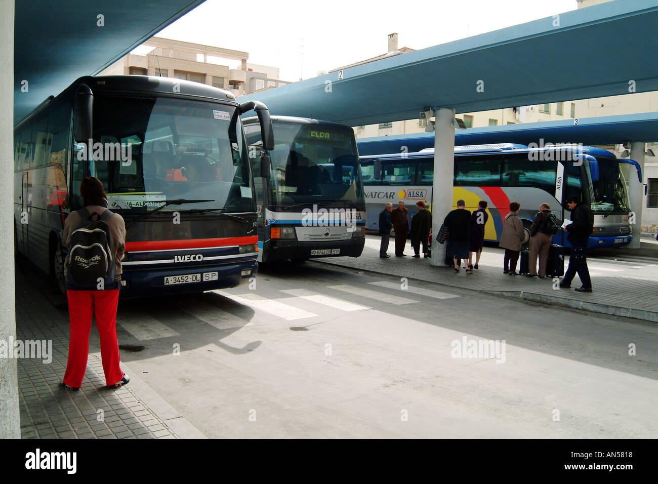 Bus Coach Station in Alicante Spain Espana Costa Blanca Buses for Costa ...
