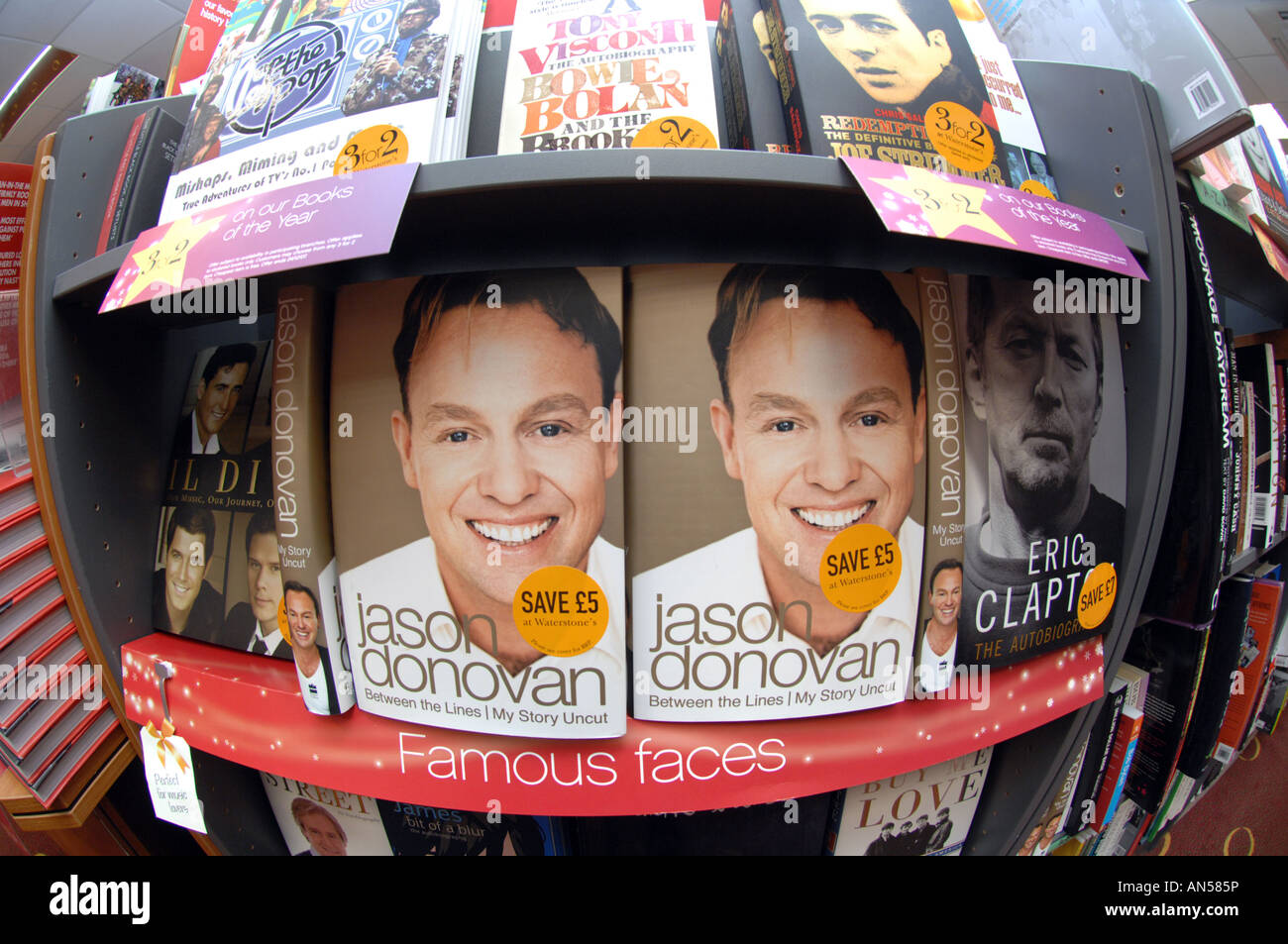 Jason Donovan autobiography book Stock Photo - Alamy