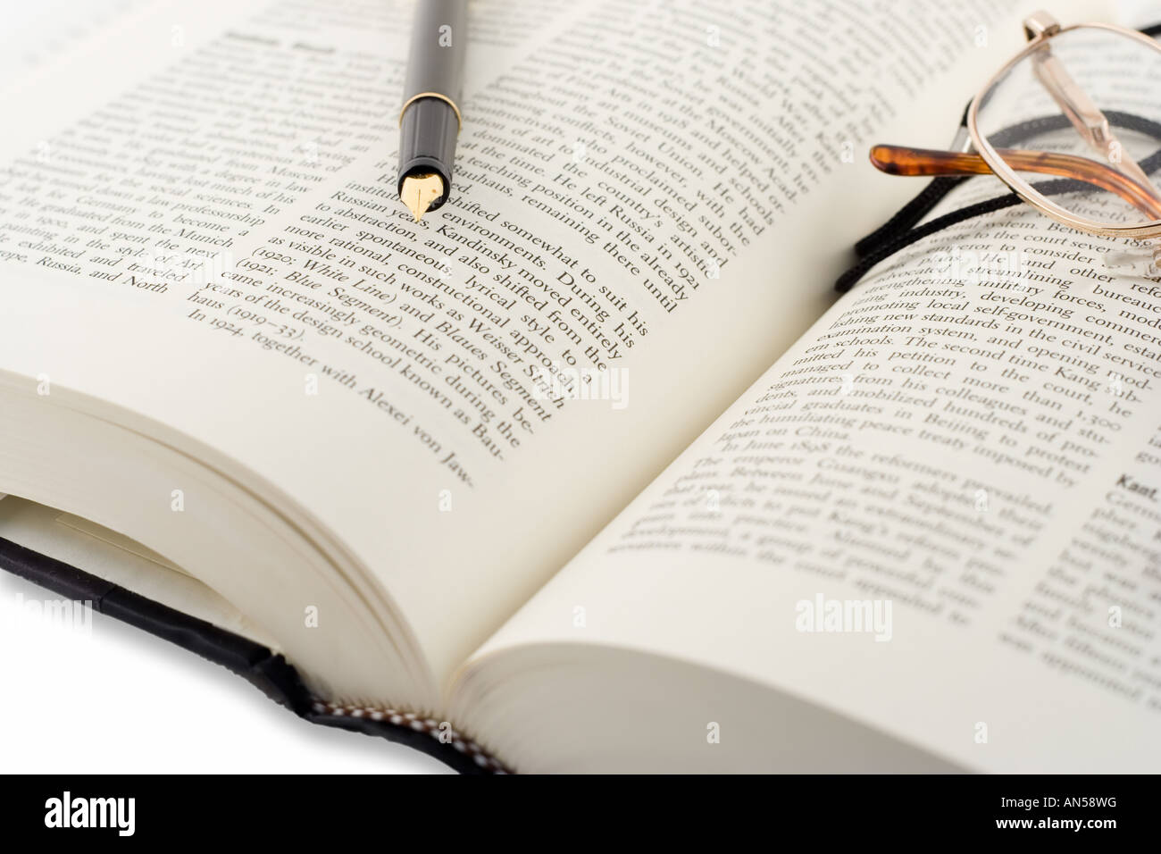 Book pen Cut Out Stock Images & Pictures - Alamy