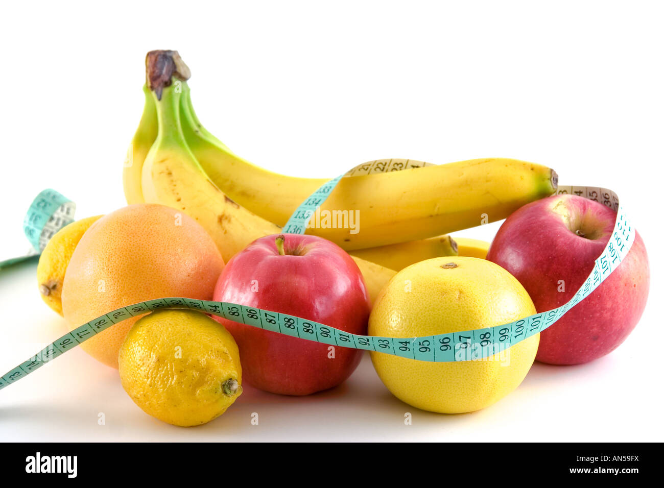 Various fruits Cut Out Stock Images & Pictures - Alamy