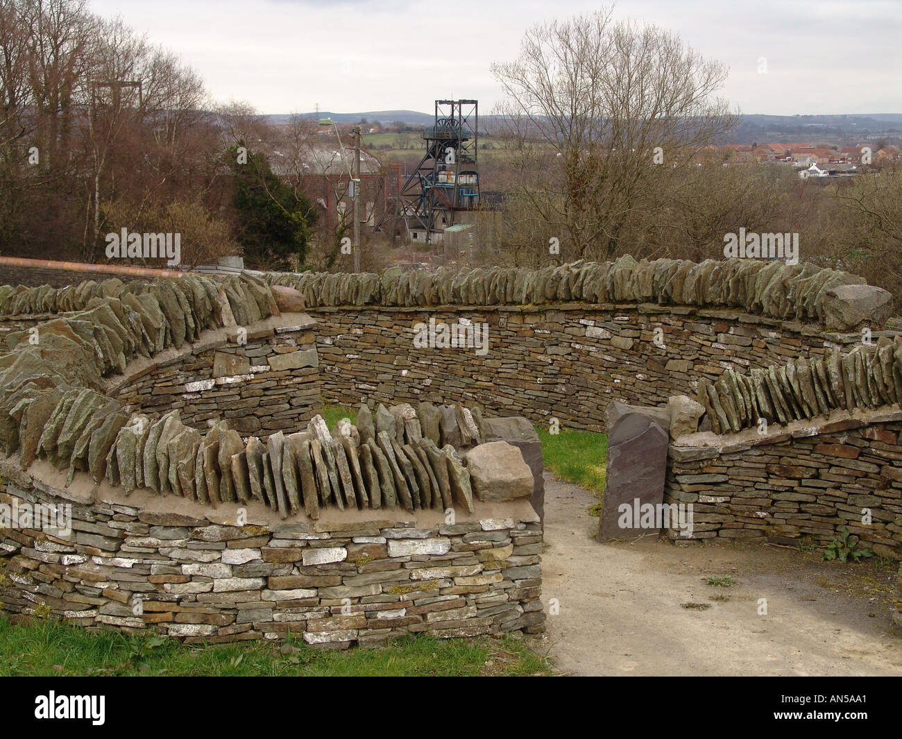 Penallta Colliery South Wales GB UK 2004 Stock Photo - Alamy