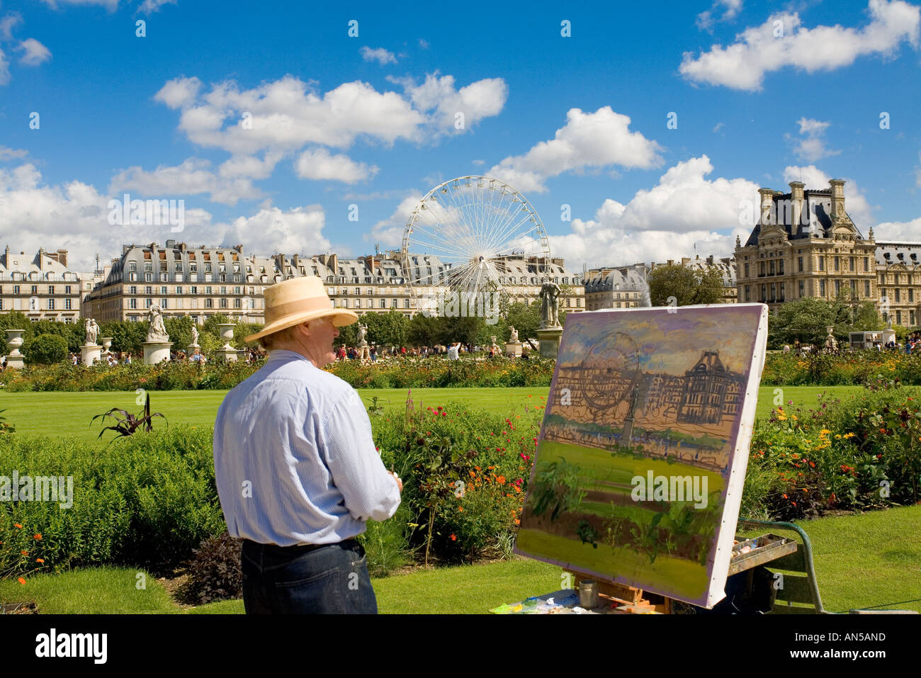 Old paris painting hi-res stock photography and images - Alamy