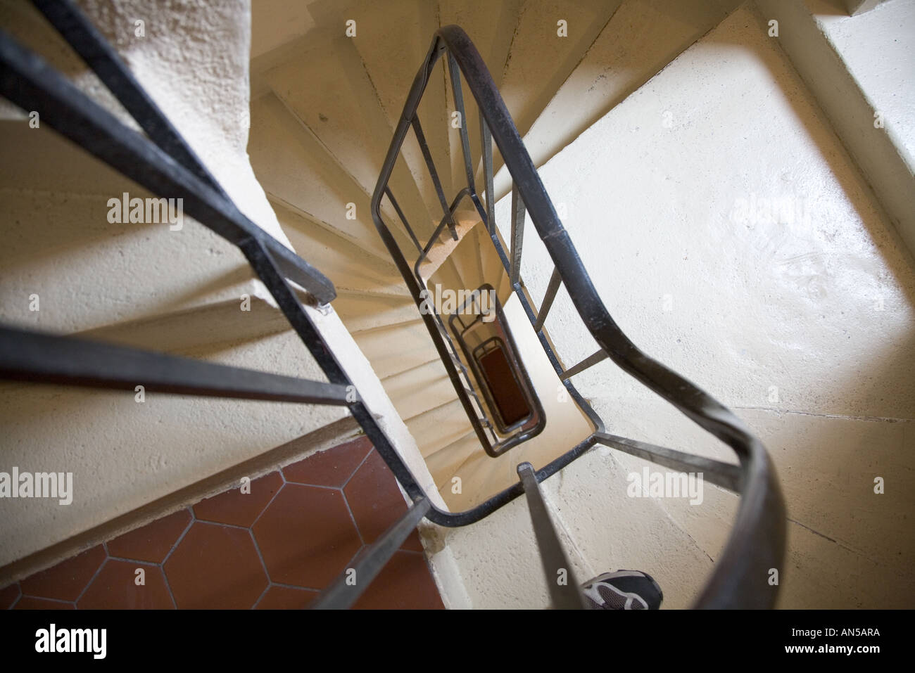 french staircase, paris Stock Photo - Alamy