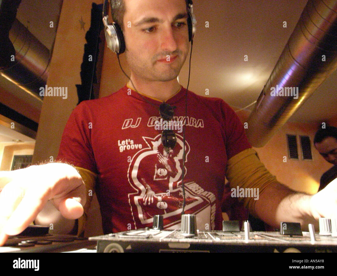 dj at work Stock Photo - Alamy