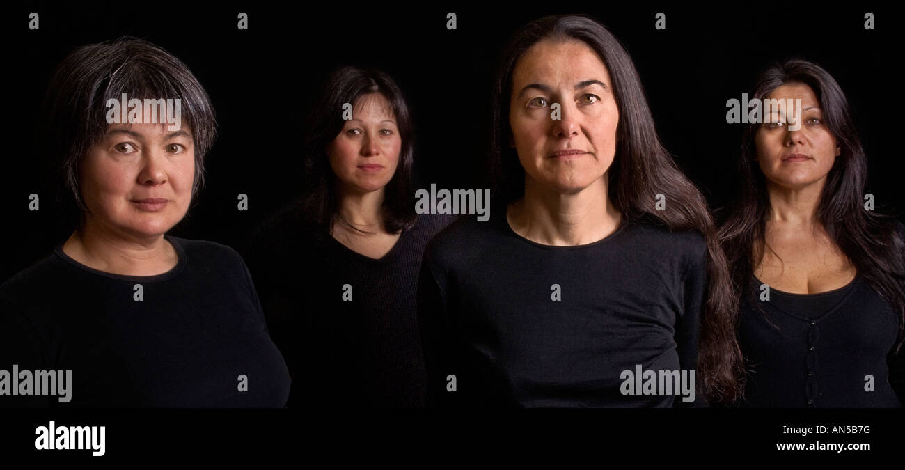 Four mature sisters hi-res stock photography and images - Alamy