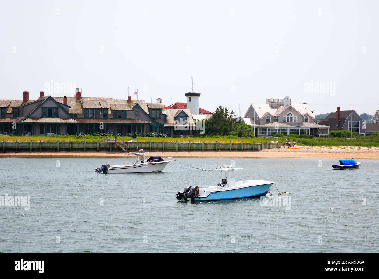 Nantucket Harbor view Stock Photo - Alamy