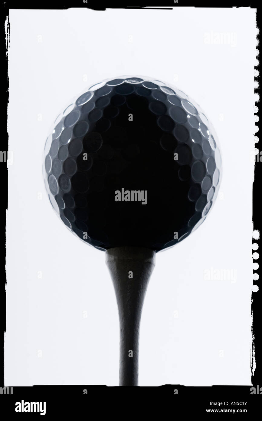 artistic portrait of a golf ball Stock Photo - Alamy
