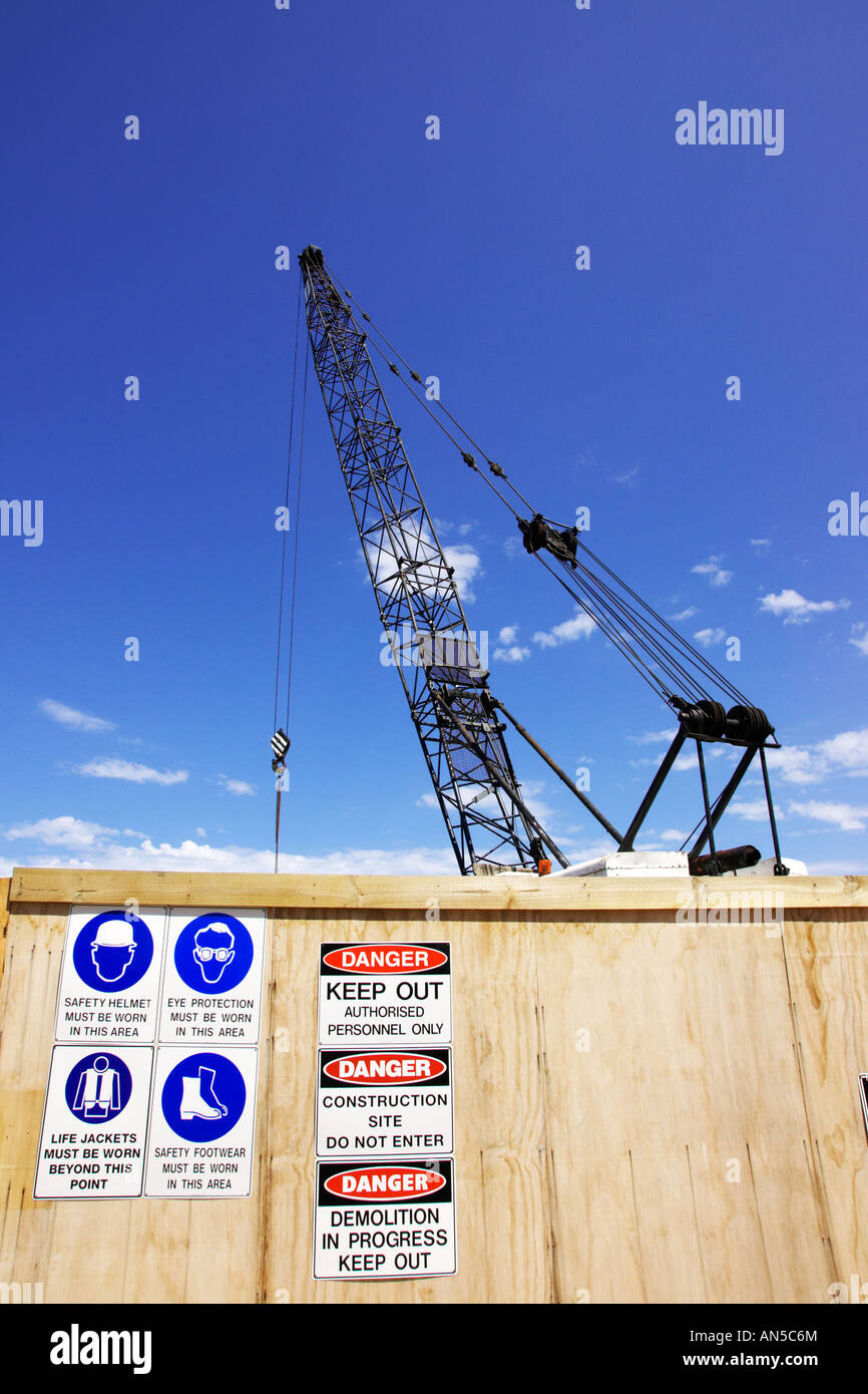 Construction site signs hi-res stock photography and images - Alamy