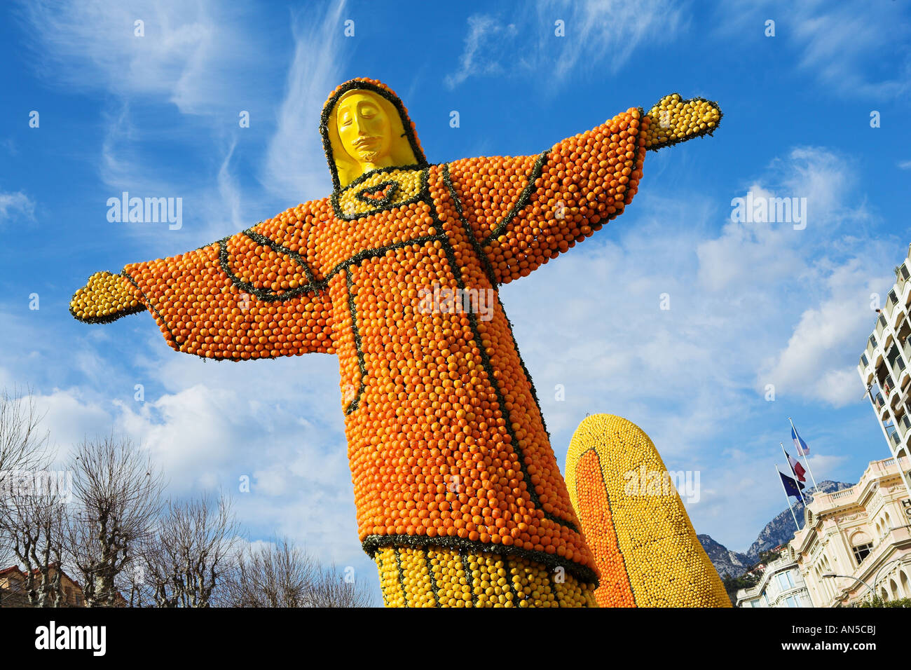 The Citrus parade in Menton France Stock Photo - Alamy