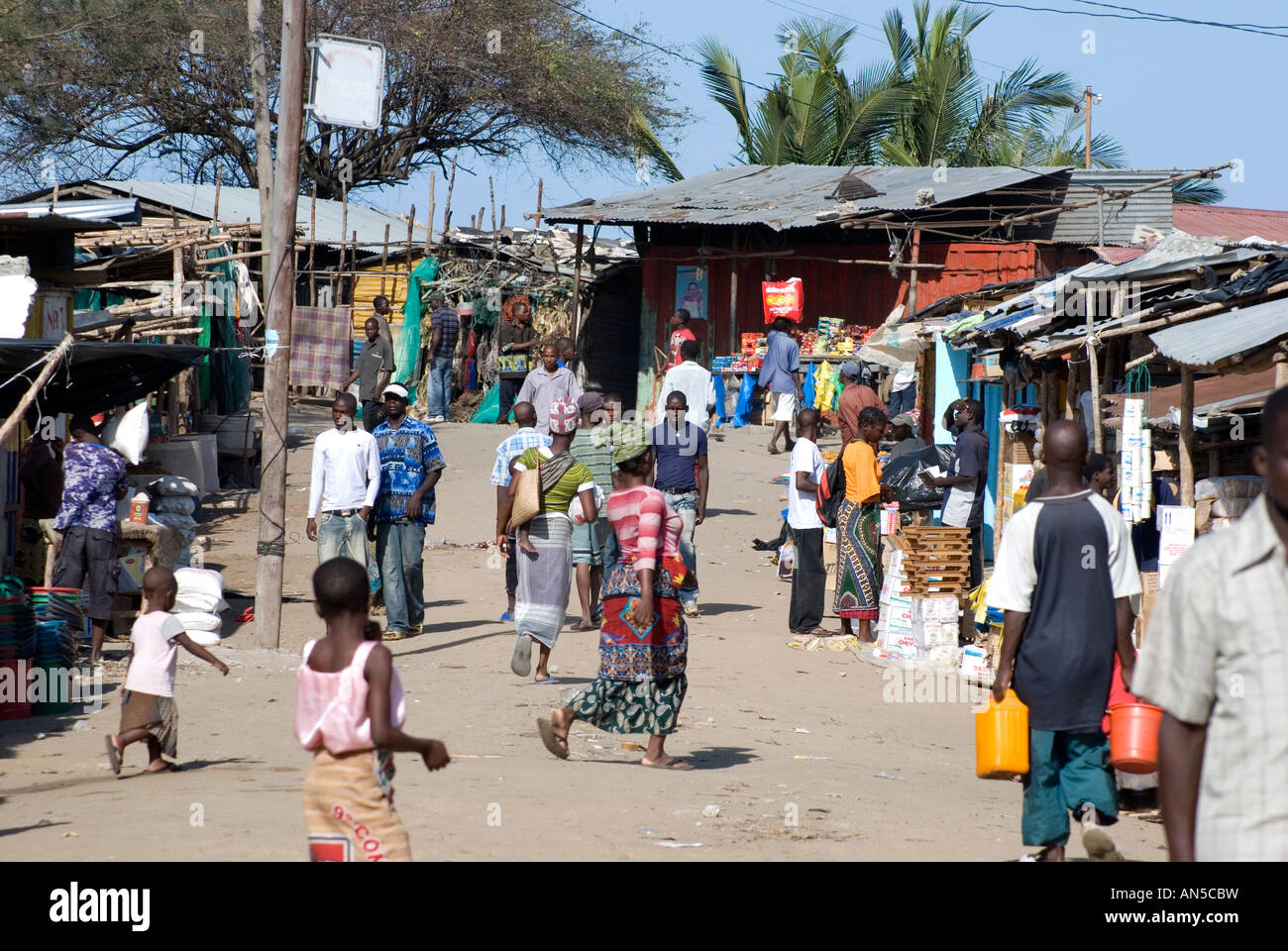 local market scene, beira, mozambique Stock Photo - Alamy