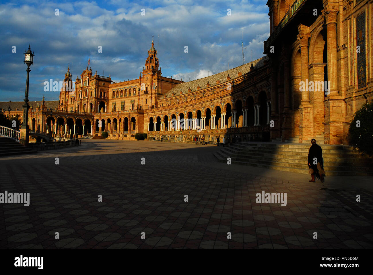 Spain Square or Plaza de España SEVILLE Seville province Andalusia ...