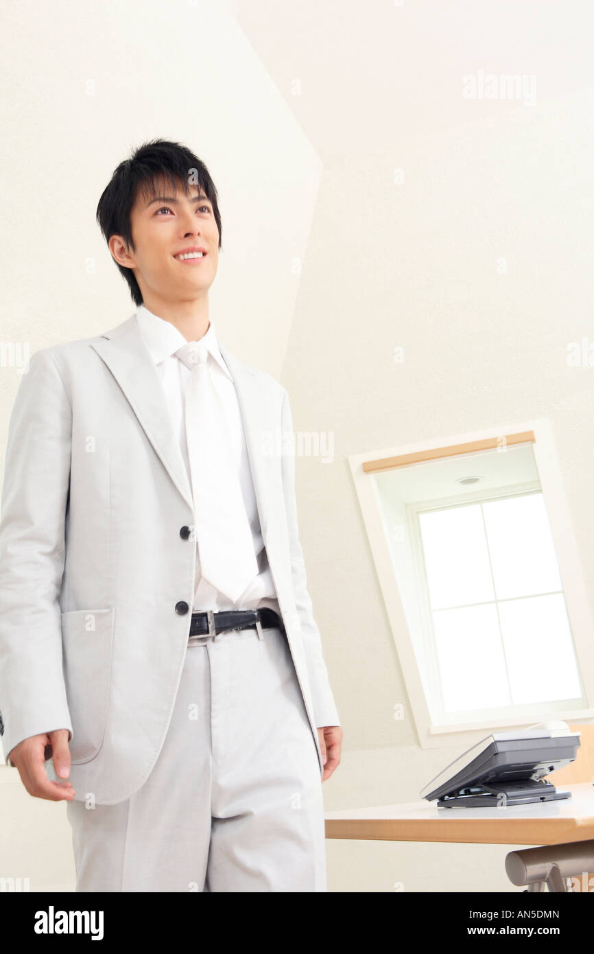 Portrait of Japanese office worker Stock Photo - Alamy