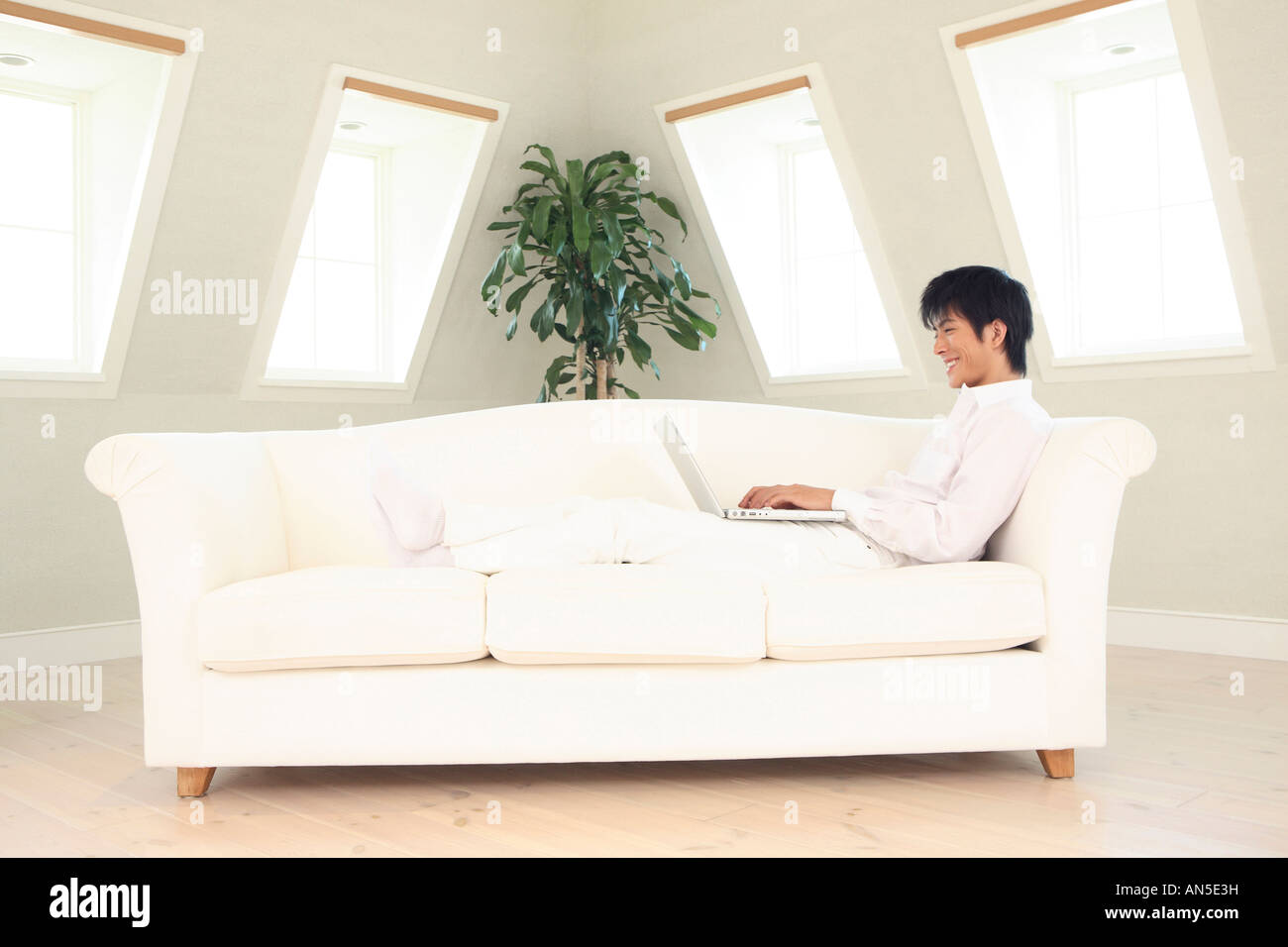 Office worker taking a rest Stock Photo - Alamy