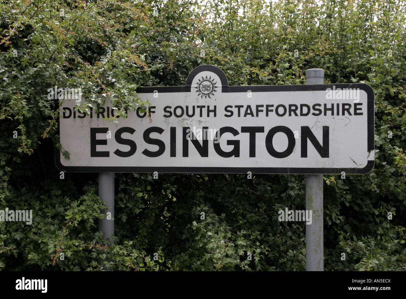 Village sign essington south staffordshire hi-res stock photography and ...