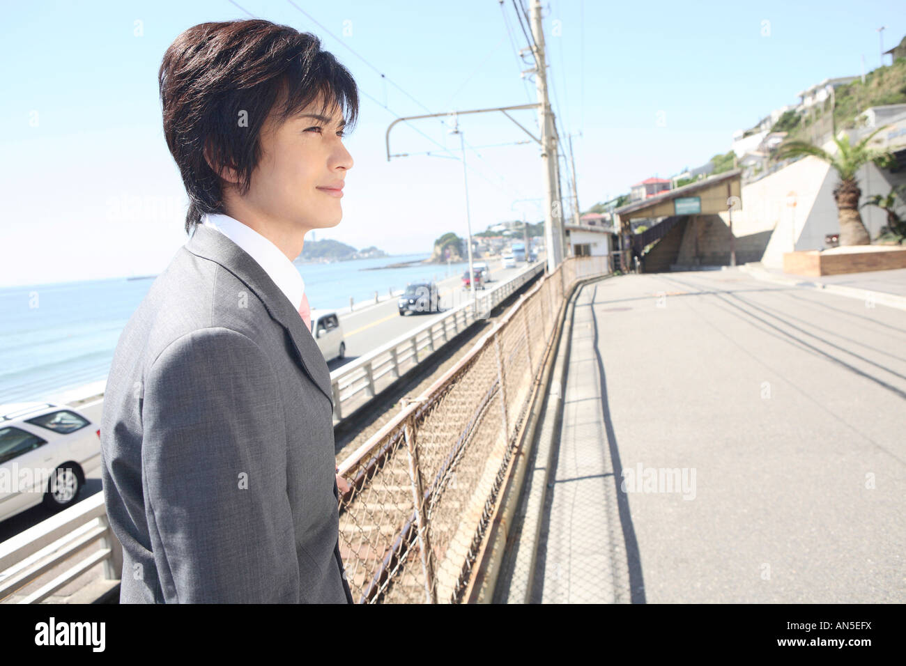 Image of Japanese office worker Stock Photo - Alamy