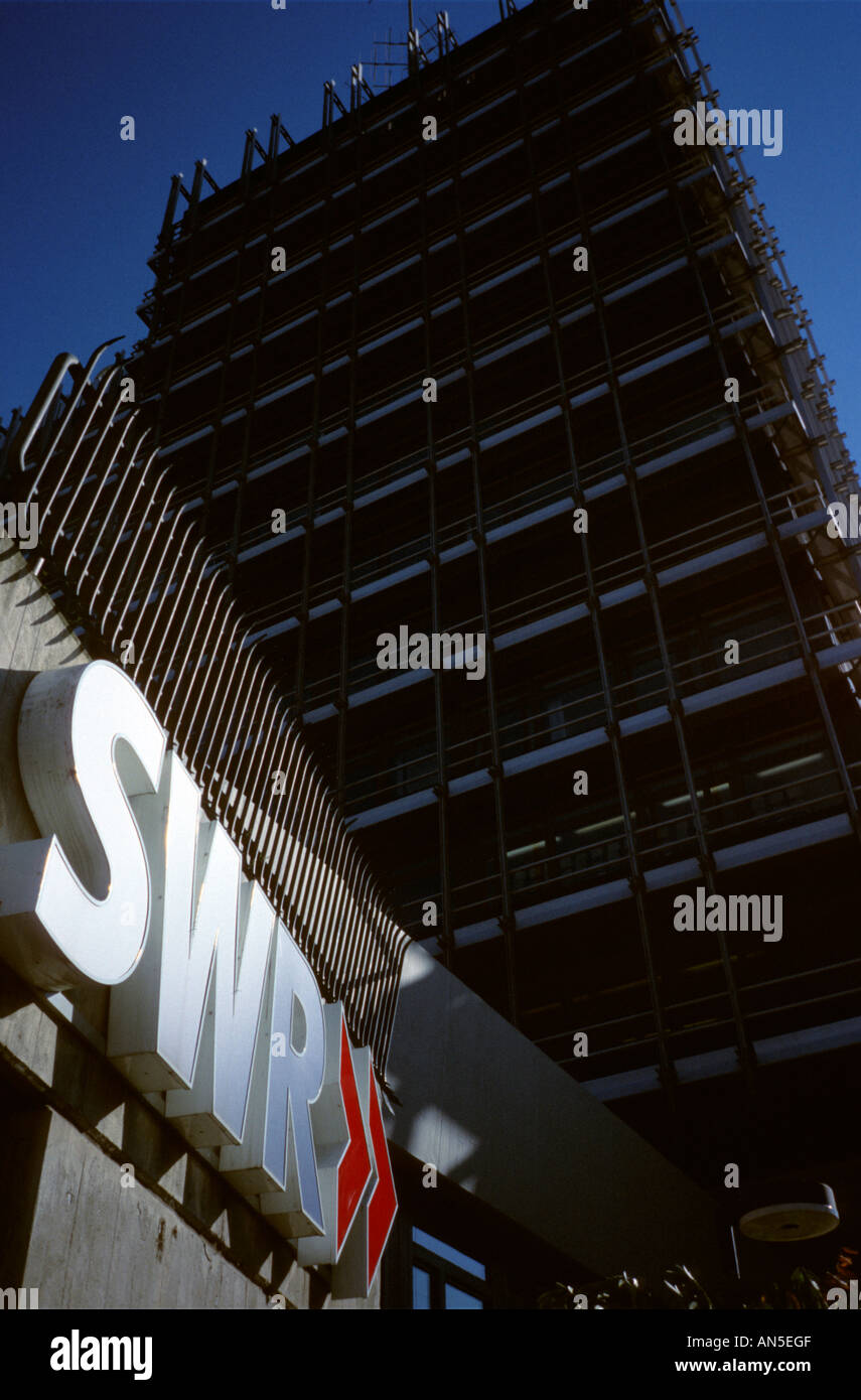 Building of the Broadcasting company Südwestdeutscher Rundfunk SWR in ...