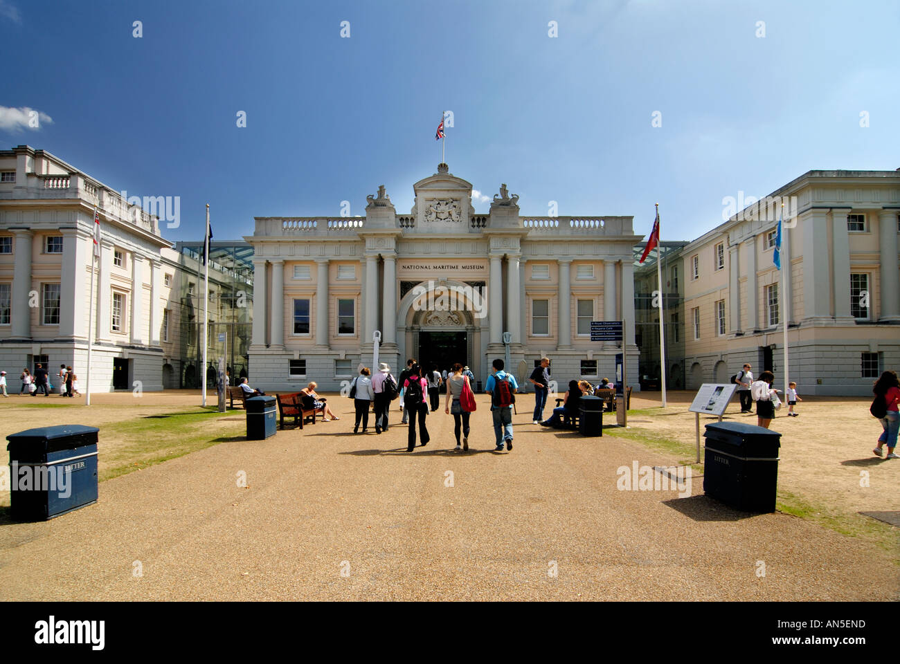 The National Maritime Museum Greenwich London Stock Photo - Alamy