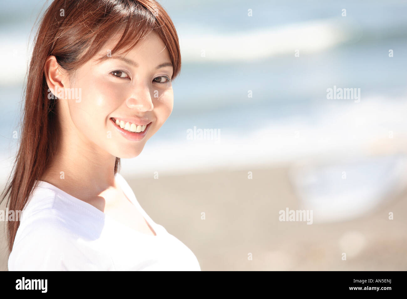 Portrait of Japanese woman Stock Photo - Alamy