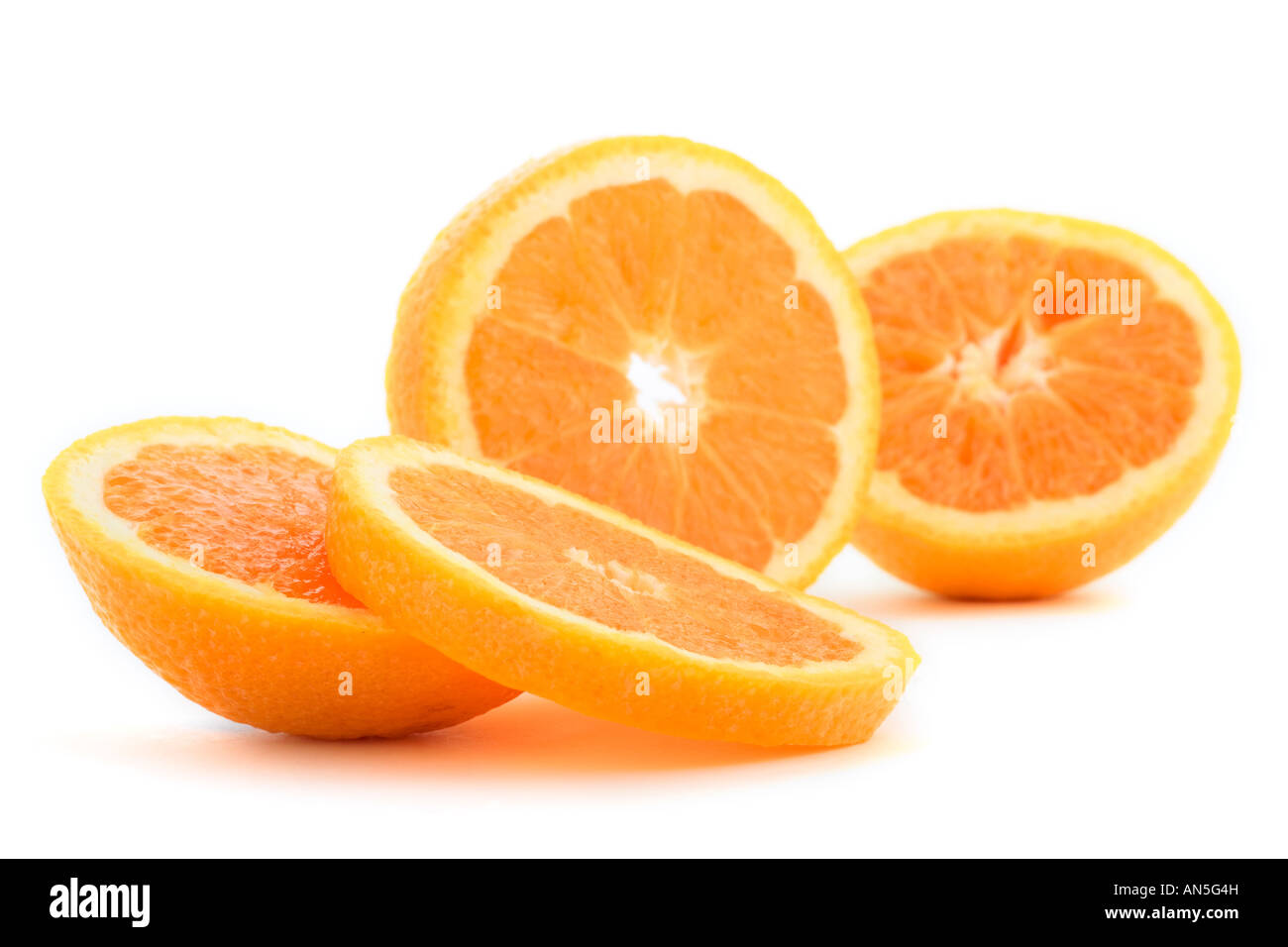 Orange food aliment isolated Cut Out Stock Images & Pictures - Alamy
