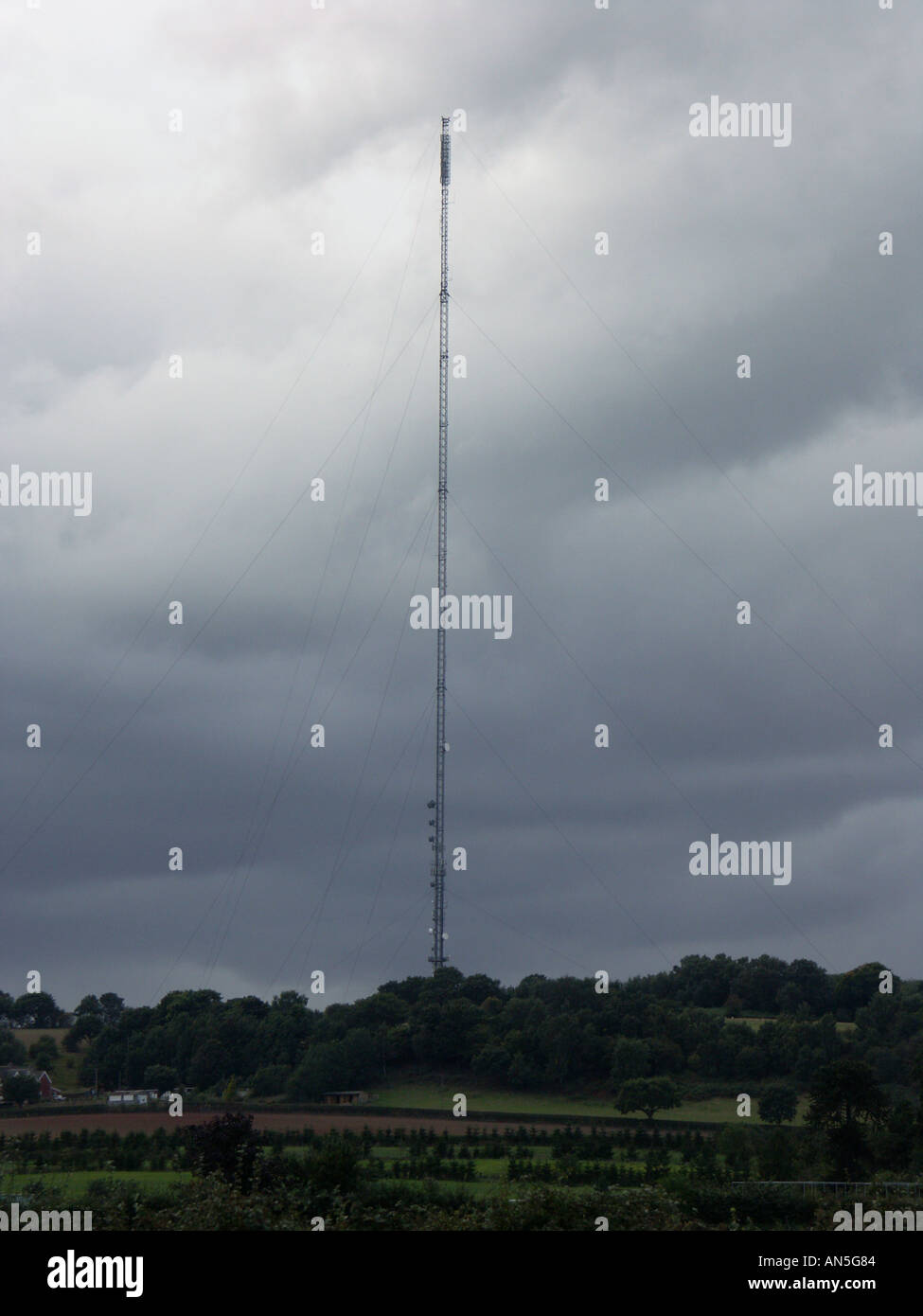 TV Transmitter at Hints near Tamworth in Staffordshire Stock Photo - Alamy