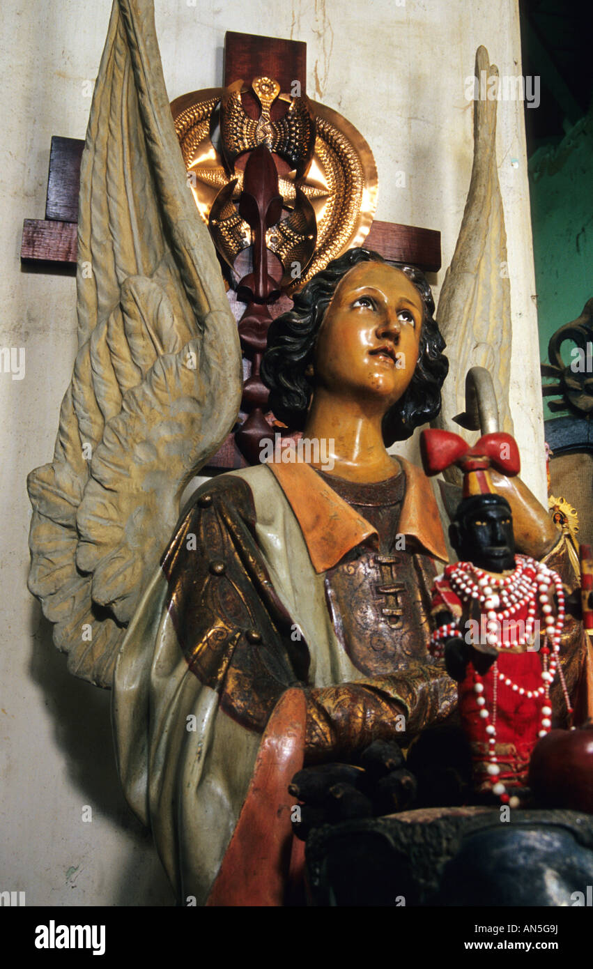 Santeria altar in the village of Madruga in Cuba Stock Photo - Alamy