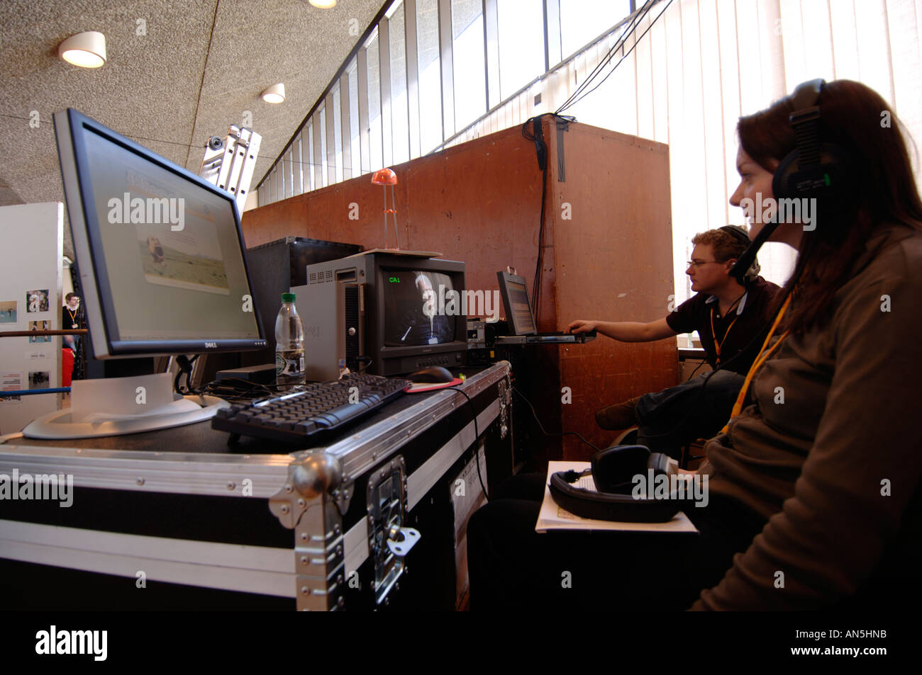 Webcasting image hi-res stock photography and images - Alamy