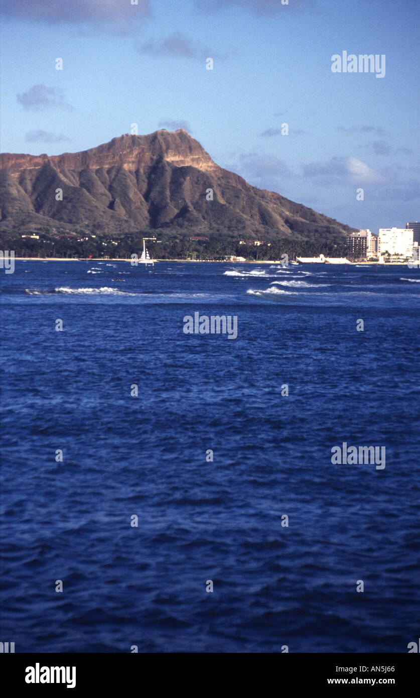 Diamond Head volcano Stock Photo - Alamy
