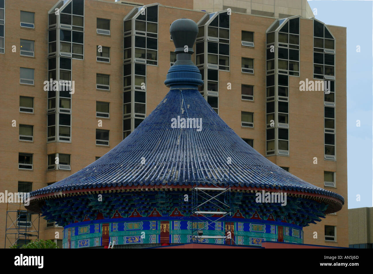 ARCHITECTURE: Chinese community center Stock Photo - Alamy