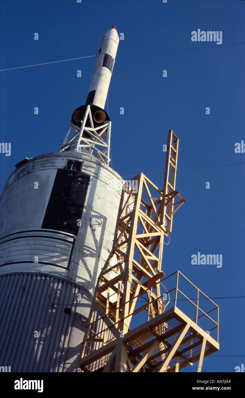 Little Joe II launch vehicle and boilerplate: Command Module and Lunar ...