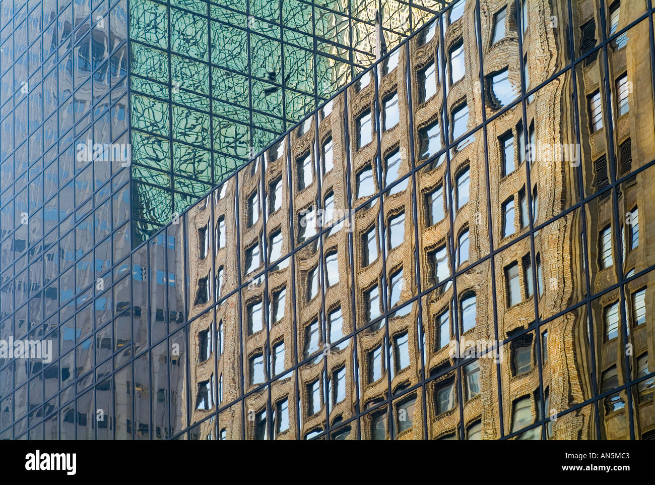 Manhattan New York City Architecture building abstract Stock Photo - Alamy