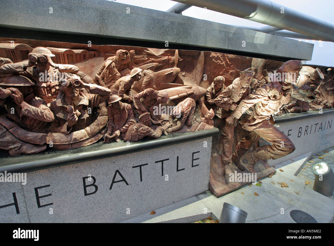 Battle of Britain memorial on Embankment in London UK Stock Photo - Alamy