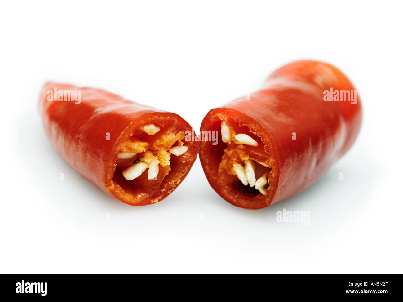 Chilli cut open hi-res stock photography and images - Alamy
