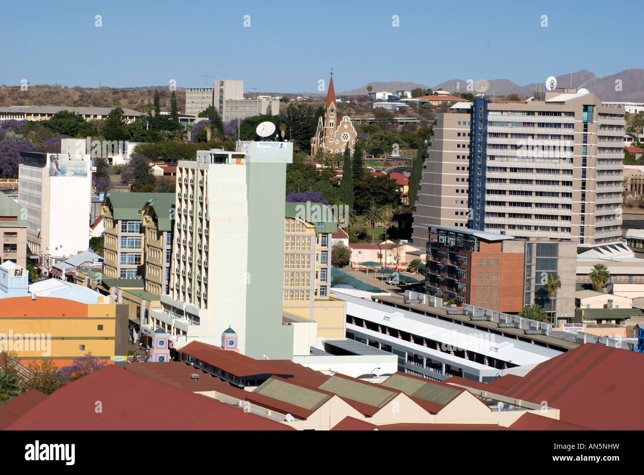 Namibia windhoek skyline hi-res stock photography and images - Alamy