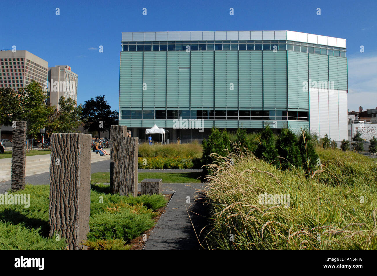 Grande Bibliotheque du quebec , newly build library in Montreal Stock ...