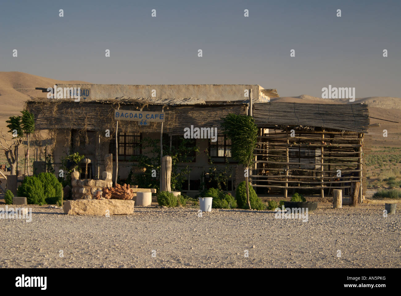 Bagdad Cafe 66, one of three 'Bagdad Cafes' that line the highway from ...