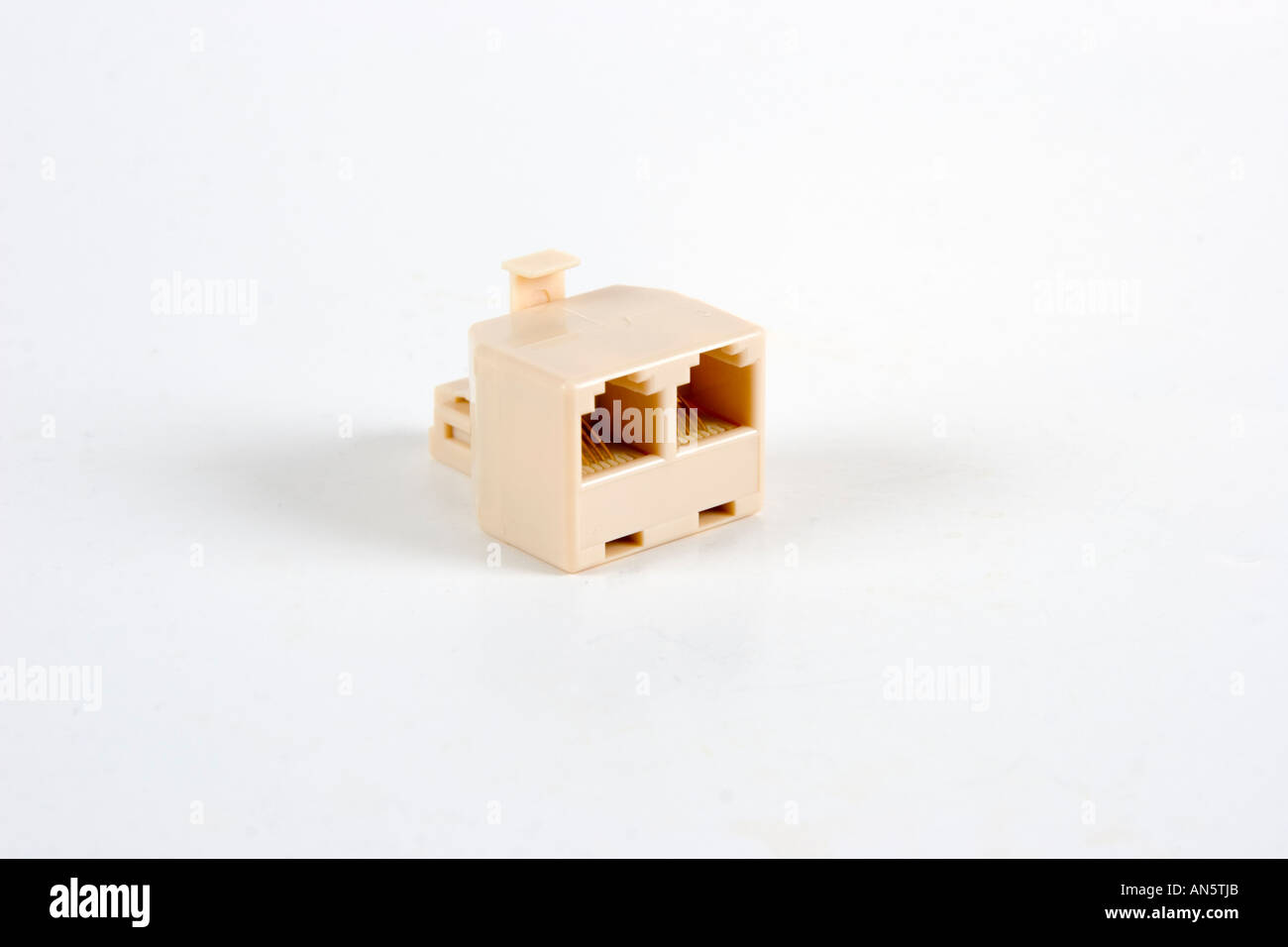 Modular Duplex Jack Stock Photo - Alamy