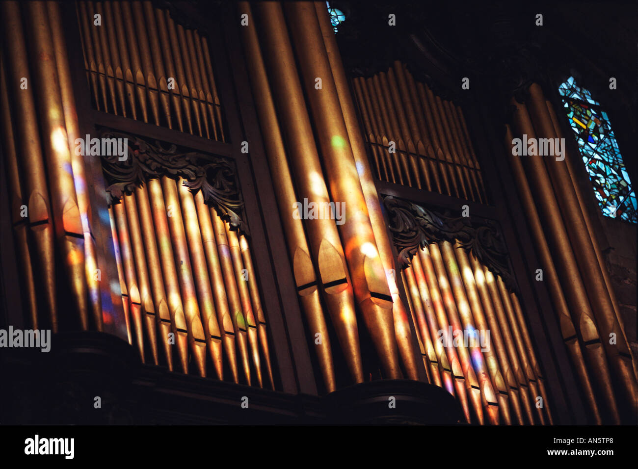 Light shining through cathedral window hi-res stock photography and ...