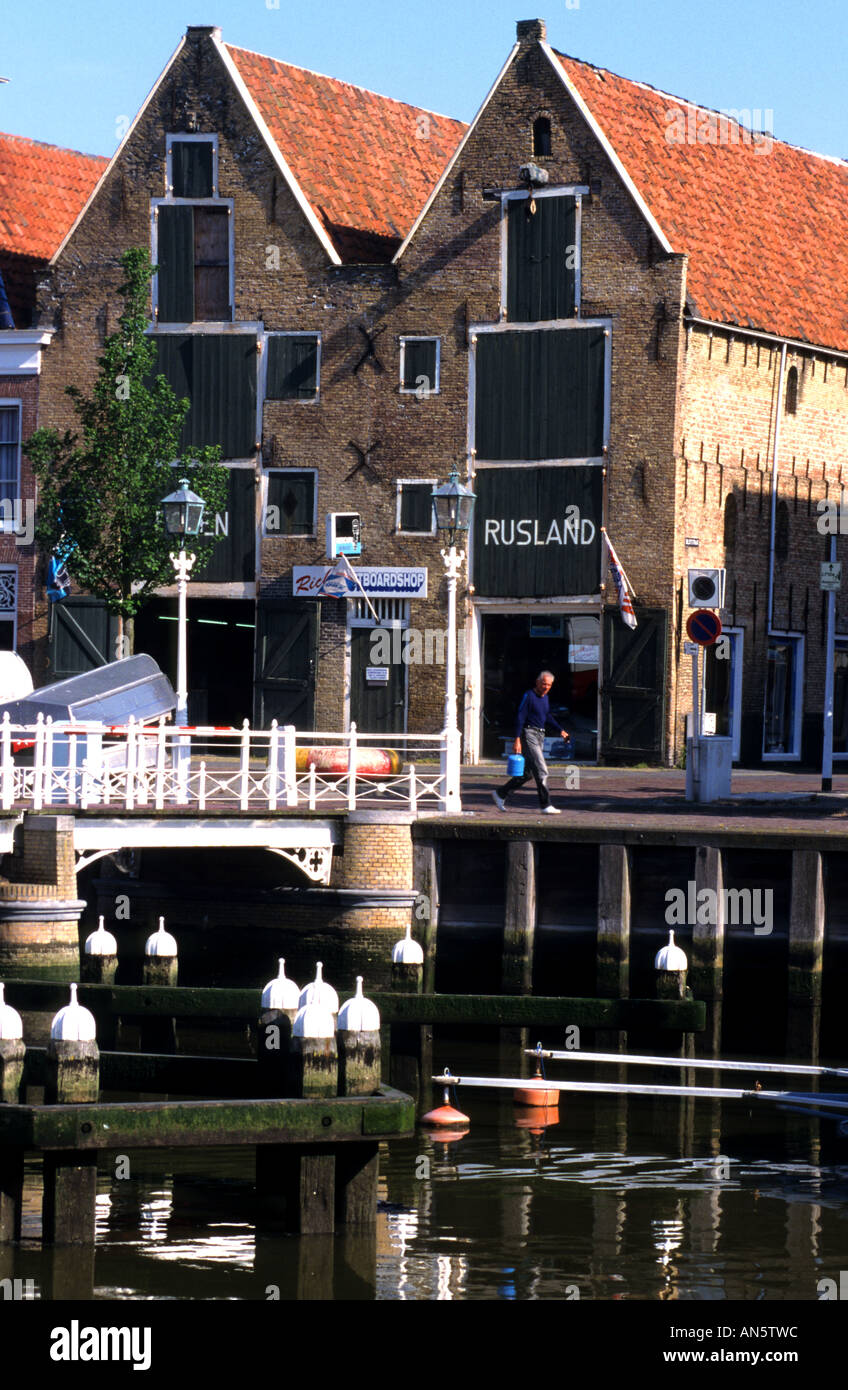 Harlingen Historic Town Port Friesland Netherlands Stock Photo - Alamy