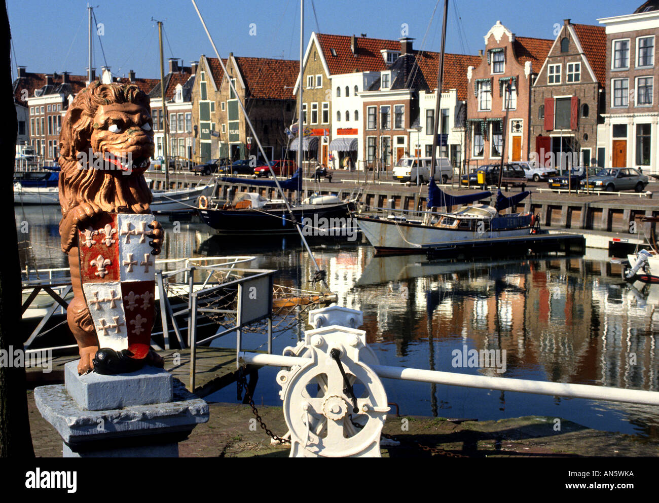 Harlingen Historic Town Port Friesland Netherlands Stock Photo - Alamy
